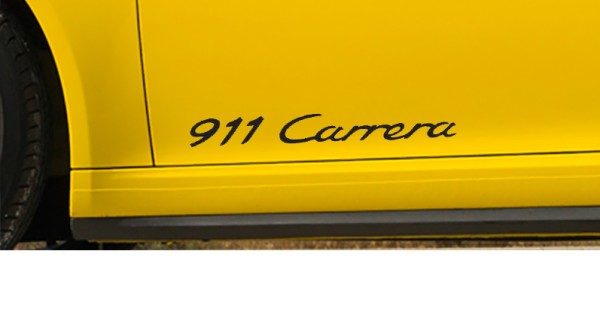911 Carrera vinyl door decal sticker emblem for Porsche