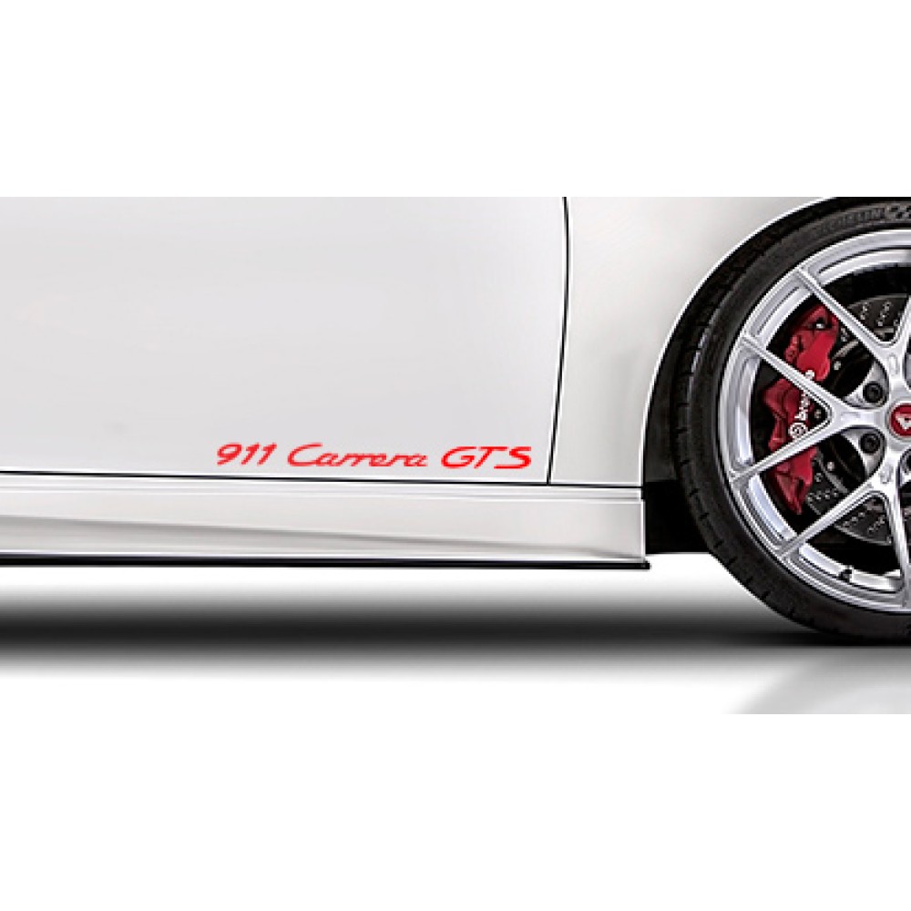 911 Carrera GTS vinyl door decal sticker emblem for Porsche