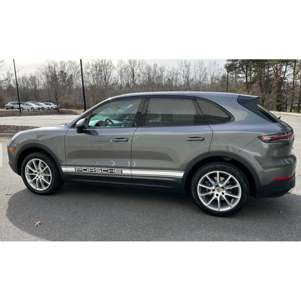 Porsche cayenne door side stripe