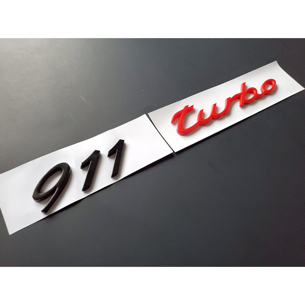 SALE! Black Porsche 911 Carrera Emblem - factory original