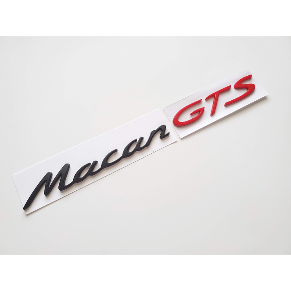 SALE! Black porsche Macan gts Emblem - factory original