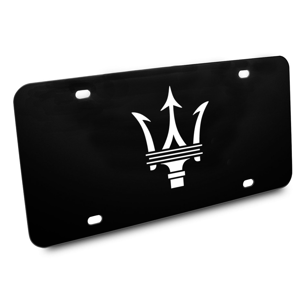 Maserati logo custom front vanity plate online